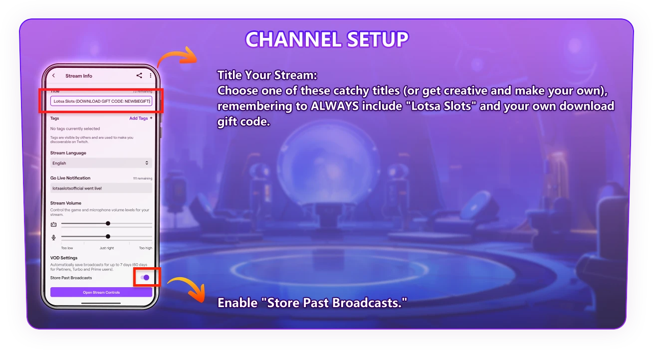 Lotsa Slots Streamers Program – Infinite Stream Season