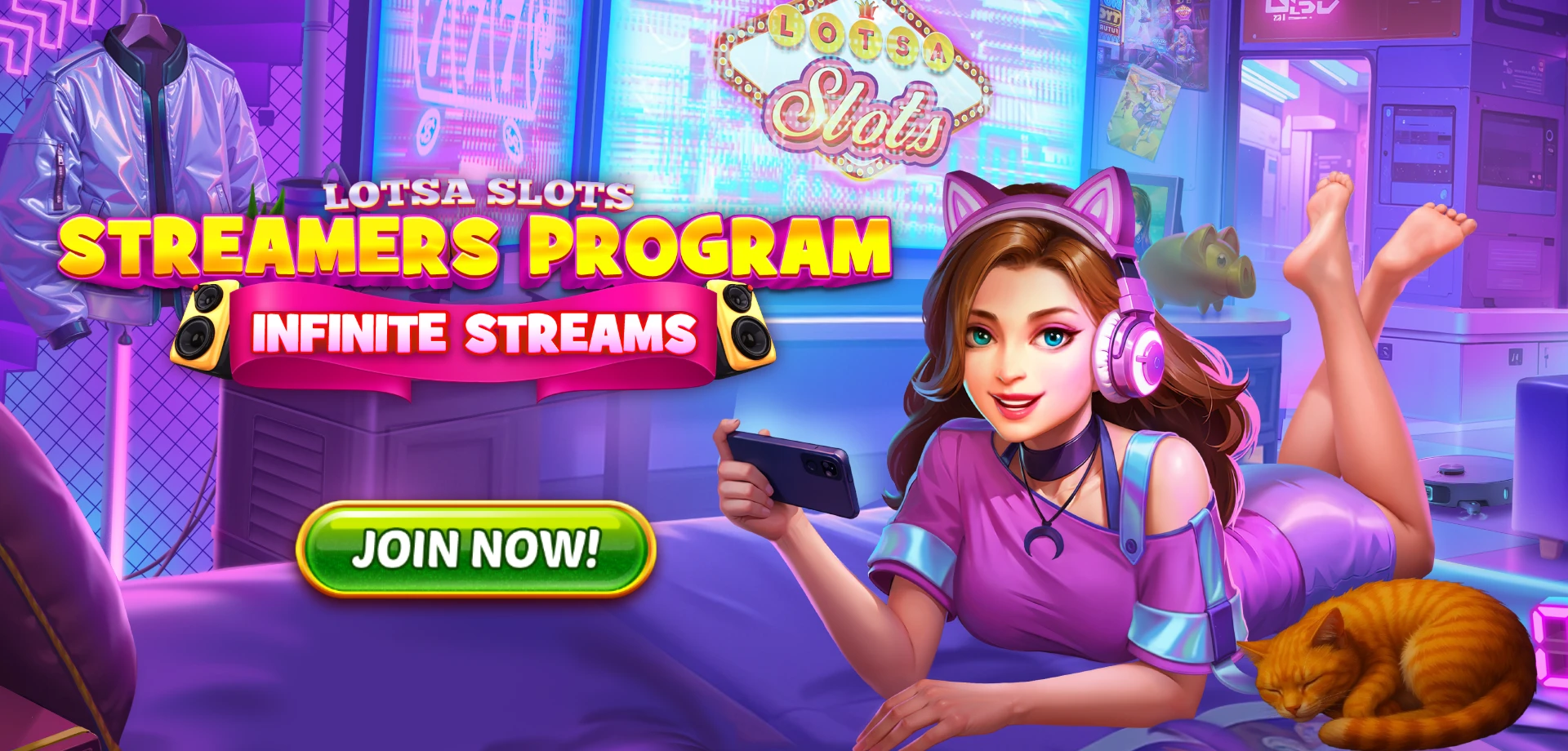 Lotsa Slots Streamers Program – Infinite Stream Season